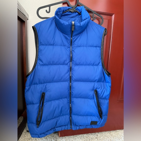 Coach | Jackets & Coats | Coach Blue Puffer Vest Size Small | Poshmark